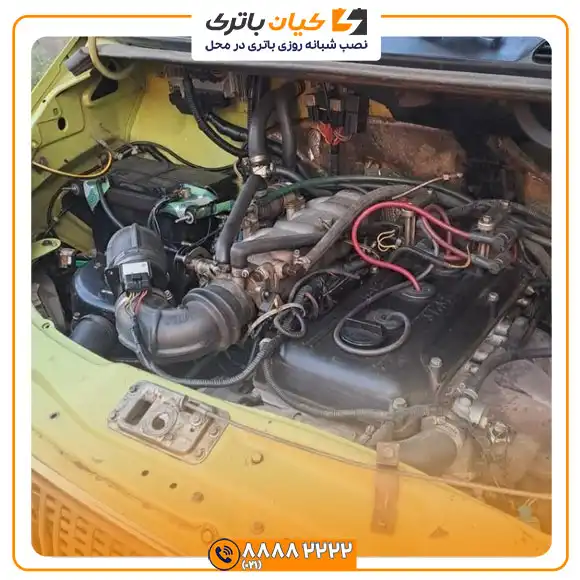 باتری ون غزال | خرید باتری ماشین با ارسال شبانه روزی و نصب رایگان